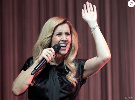 Canadian Belgian Singer Lara Fabian Performs During A Concert At The