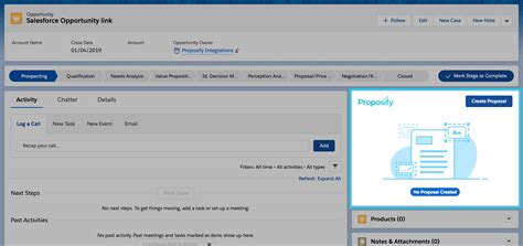 Salesforce Creating A Proposal In Salesforce Proposify Legacy