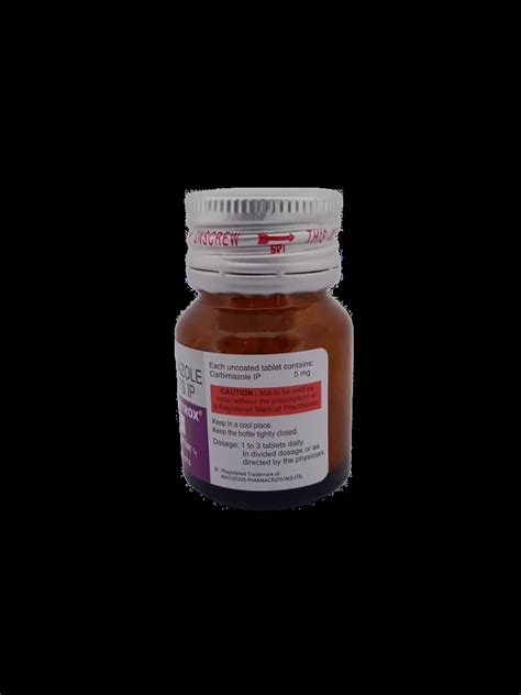 Anti Thyrox 5 Mg 1 Bottle Of 100 Tablets Lifes Pharma