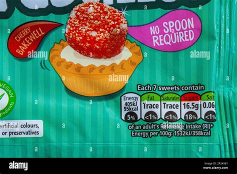 Nutritional Information Traffic Lights System Labelling Colour Coded Label Information On Packet