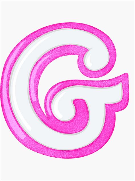 Barbie Initial G Sticker For Sale By Laceyjae Redbubble