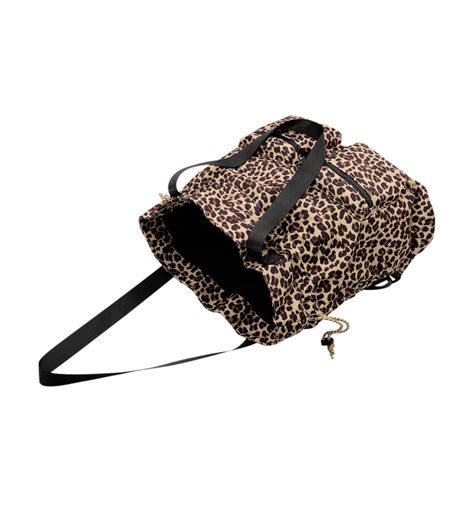 Leopard Print Backpack Multicolour Print