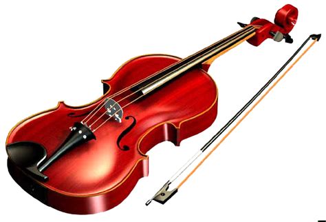 Violin Clear Cutout Outline Vector Png Image