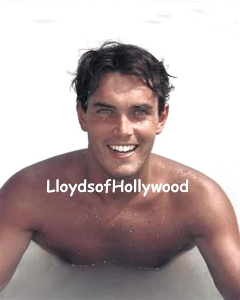 Jeffrey Hunter Handsome Hollywood Actor Bare Chest In Pool Beefcake Hunk Photograph 1955 Etsy