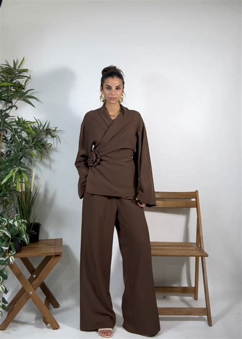 Coord Set Korean Choco Desnuda Shop