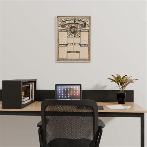 Programming Cheat Sheet Poster Vintage Style Customizable With Your Name Perfect Christmas