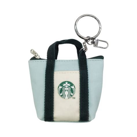 스타벅스 미니 백 파우치 키링 Starbucks Kream