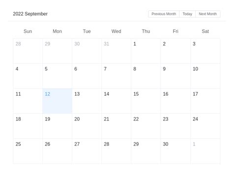 Data 数据展示 Calendar 日历 《element Plus V22 教程》 书栈网 · Bookstack
