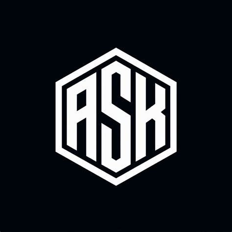 Minimalist Geometric Ask Logo Design For Modern Hats Playground