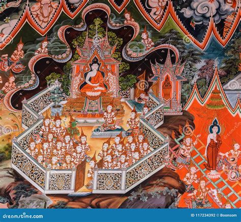 Thai Temple Mural