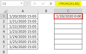 Trunc In Excel How To Use Trunc Function In Excel Examples
