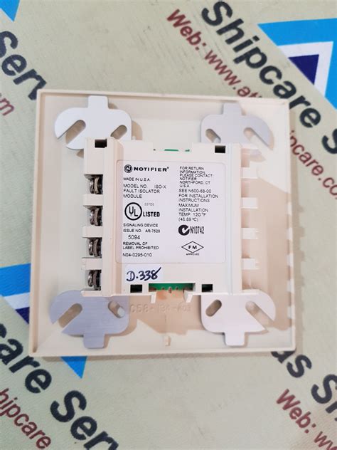 Notifier Iso X Fault Isolator Module Atlas Shipcare Services