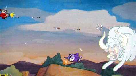 Cuphead How To Defeat Threatenin Zeppelin Boss Guide Gameranx