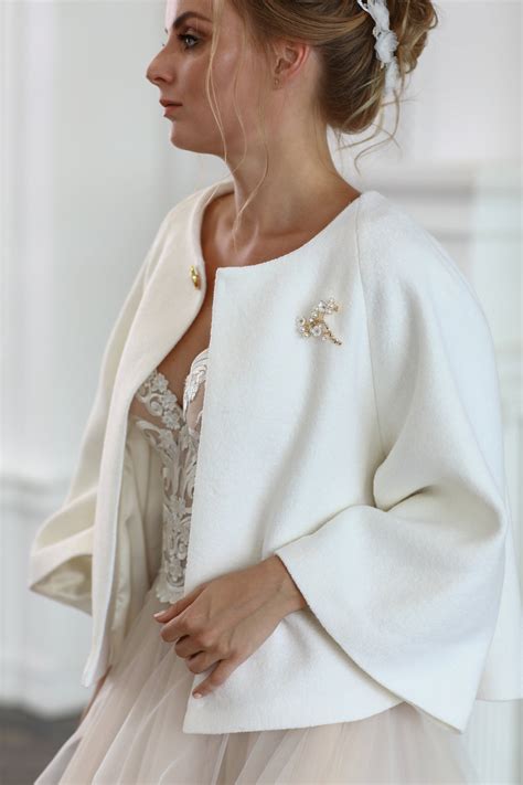 Bridal Coat Bridal Jacket For Winter Wedding Dress Wedding Etsy