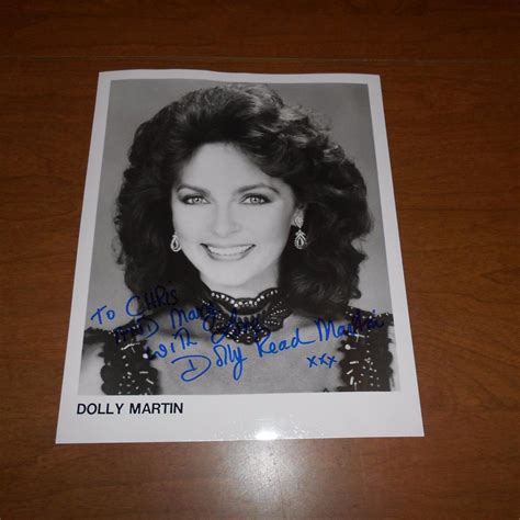 Dolly Martin Is An English Pinup Model And Actress Hand Signed Photo