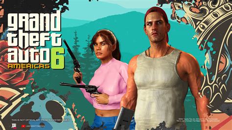 Gta 6 Project Americas Movie Style Poster Fan Artwork