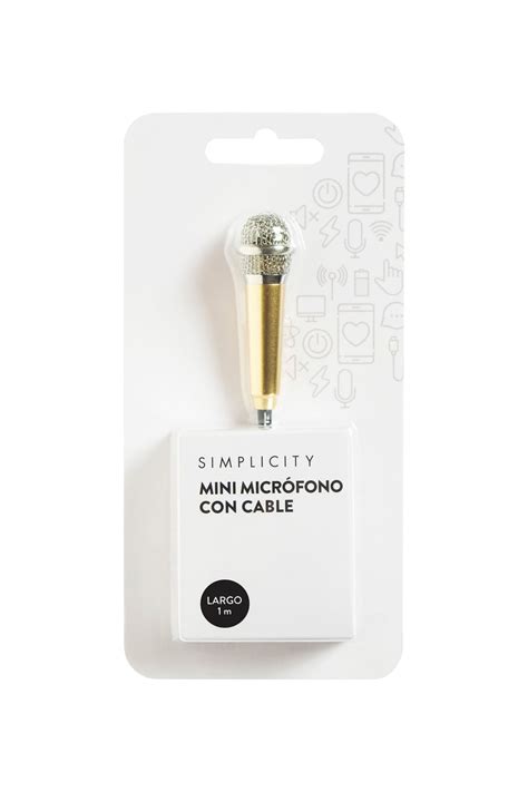 Mini Micrófono Simplicity Cable Simplicity Simplicity