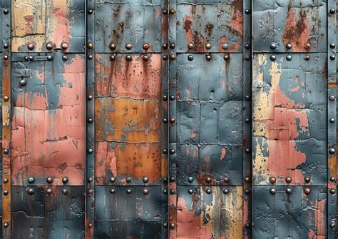 Colorful Watercolor Roof Shingle Texture Premium Ai Generated Image