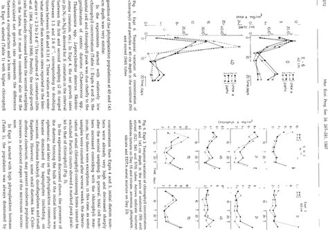 Expt 3 Temporal Variation Of Chlorophyll Concentration At 40 And 145