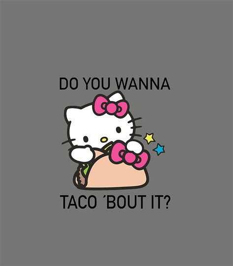 Hello Kitty Taco Bout It Digital Art By Johner Farmhn Pixels