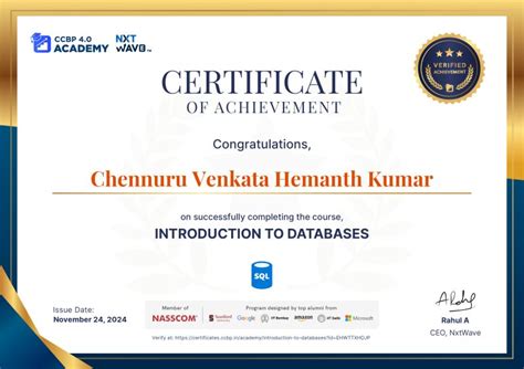 Venkata Hemanth Kumar On Linkedin Ccbpacademy Nxtwave Codepractice Ccbp4 Rahulattuluri