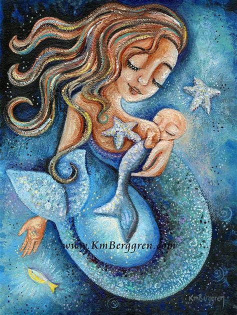 Pregnant Mermaid Art