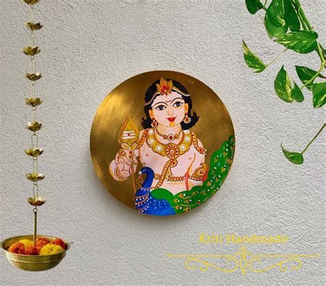 Kriti Handmade Brass Wall Plates