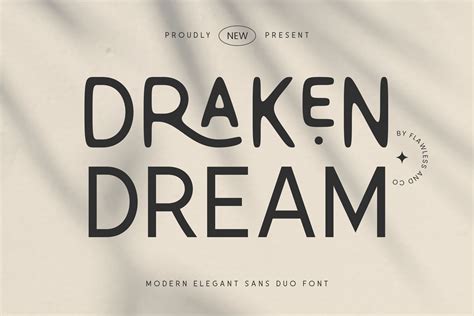 Draken Dream Font By Flawless And Co · Creative Fabrica