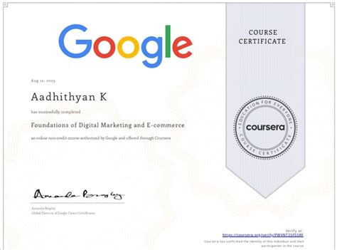 Aadhithyan Kannan On Linkedin Hello Connections I Have Completed My Online Course In