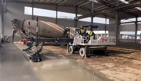 中型伸缩臂激光整平机 施工现场 超平地面 资讯视频 免费在线观看 爱奇艺