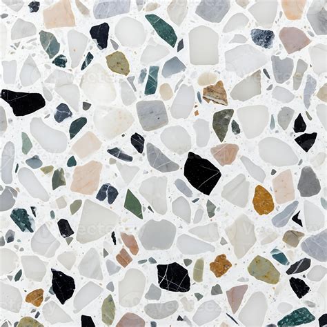 Decorative Terrazzo Pastel Polished Floor Design Background With Small