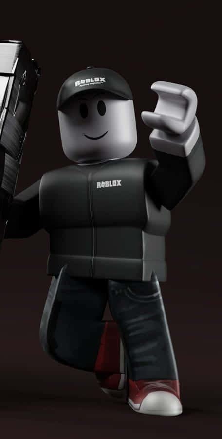 Download Free Black Outfit Guy Roblox Iphone Wallpaper
