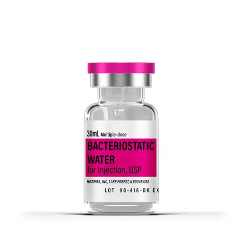 Bacteriostatic Water 30ml Research Use Only