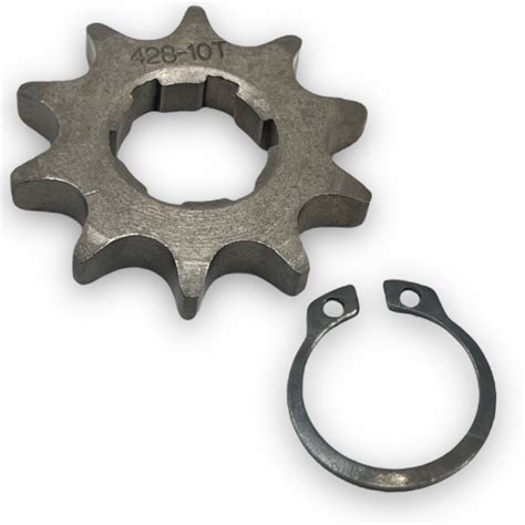 10 Tooth 428 Pit Bike Front Sprocket 20mm Red Circles Motorcycles