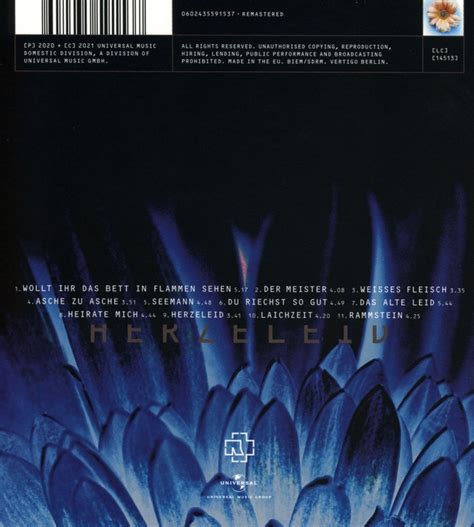 Rammstein Herzeleid Cd Jpcde