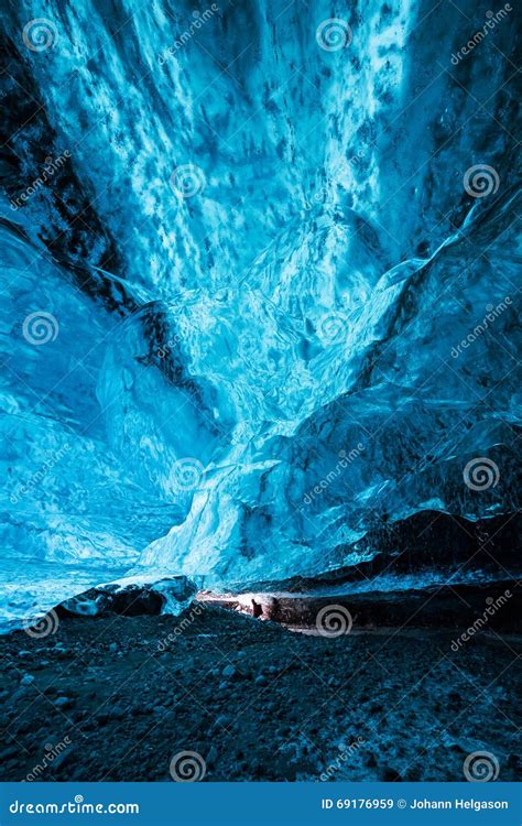 Glowing Blue Ice Stock Image Image Of Hiking Blue Scale 69176959