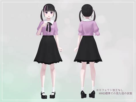 【mmdモデル】涙乃オリジナルキャラモデル Rj01064027 のがみな Doujinlinks