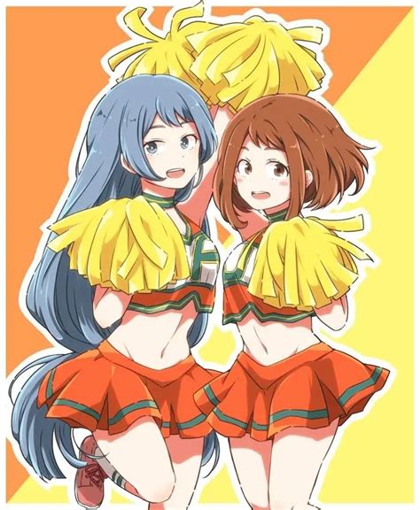 Cheer Leader Nejire And Ochako Scrolller Cheer Leader Nejire And Ochako Scrolller