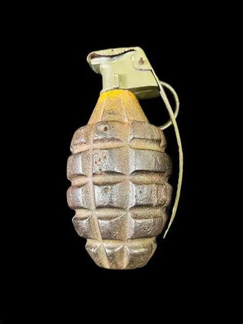 Ww2 Us Mkii Pineapple Grenade Inert In Grenades