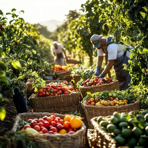 Free Harvesting Fresh Produce Image Harvesting Agriculture