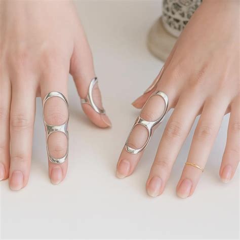 Adjustable Brass Arthritis Ring Eds Finger Splint Minimalist Style Etsy