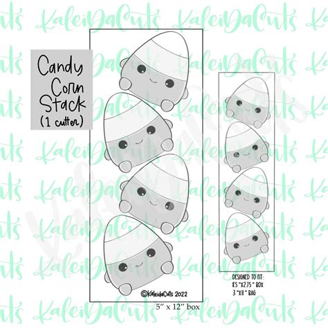 Candy Corn Stack Cookie Cutter Kaleidacuts