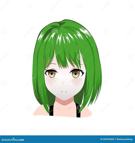 Anime Girl Wearing Bangs
