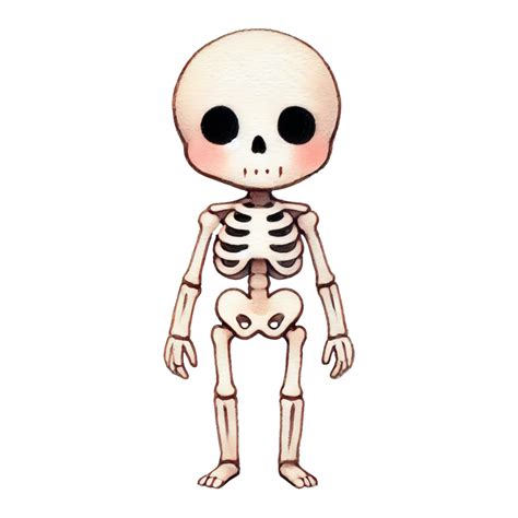 Cute Cartoon Skeleton Illustration 51780337 Png