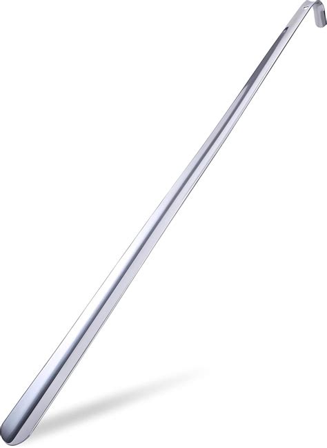 Metal Shoe Horn Long Handle Sturdy With Comfortable Grip 315 Inch Long Shoehorn Extra Long