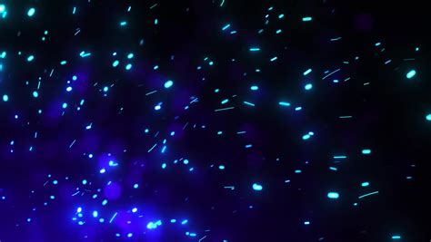 Bright Flying Blue Fire Sparks Background Live Wallpaper Free