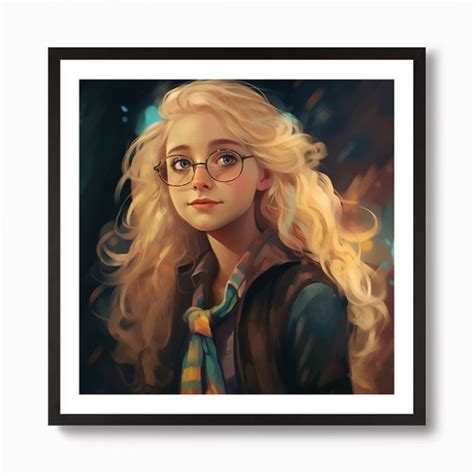Harry Potter Luna Lovegood Art Prin Framed Wall Art Poster Canvas Print