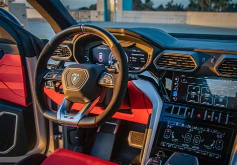 Silver Lamborghini Urus Rental Exotic Drives La