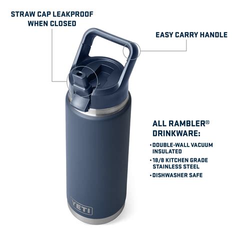 Rambler® 26 Oz 769 Ml Straw Bottle Yeti Australia