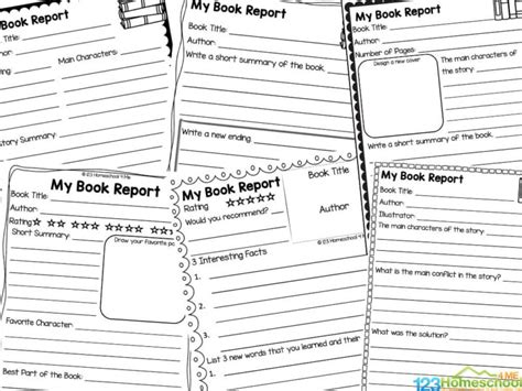 9th Grade Book Report Format